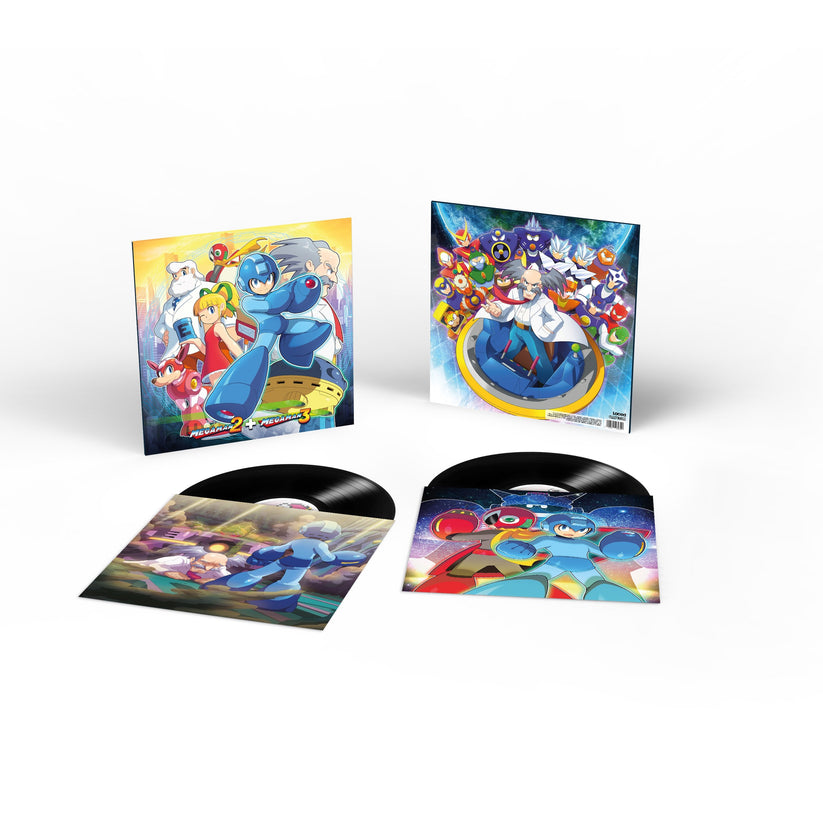 Mega Man 2 & 3 (Deluxe Double Vinyl) – Laced Records